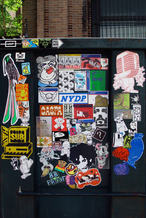 Outdoor Stickers - 10 Sticker Combos from the Streets of New York City ...
