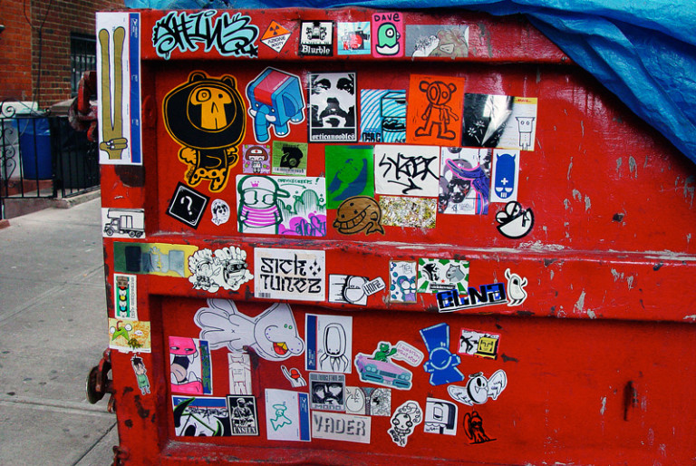 Outdoor Stickers - 10 Sticker Combos from the Streets of New York City ...