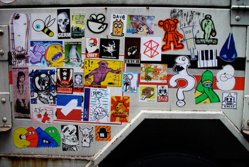 Outdoor Stickers - 10 Sticker Combos from the Streets of New York City ...