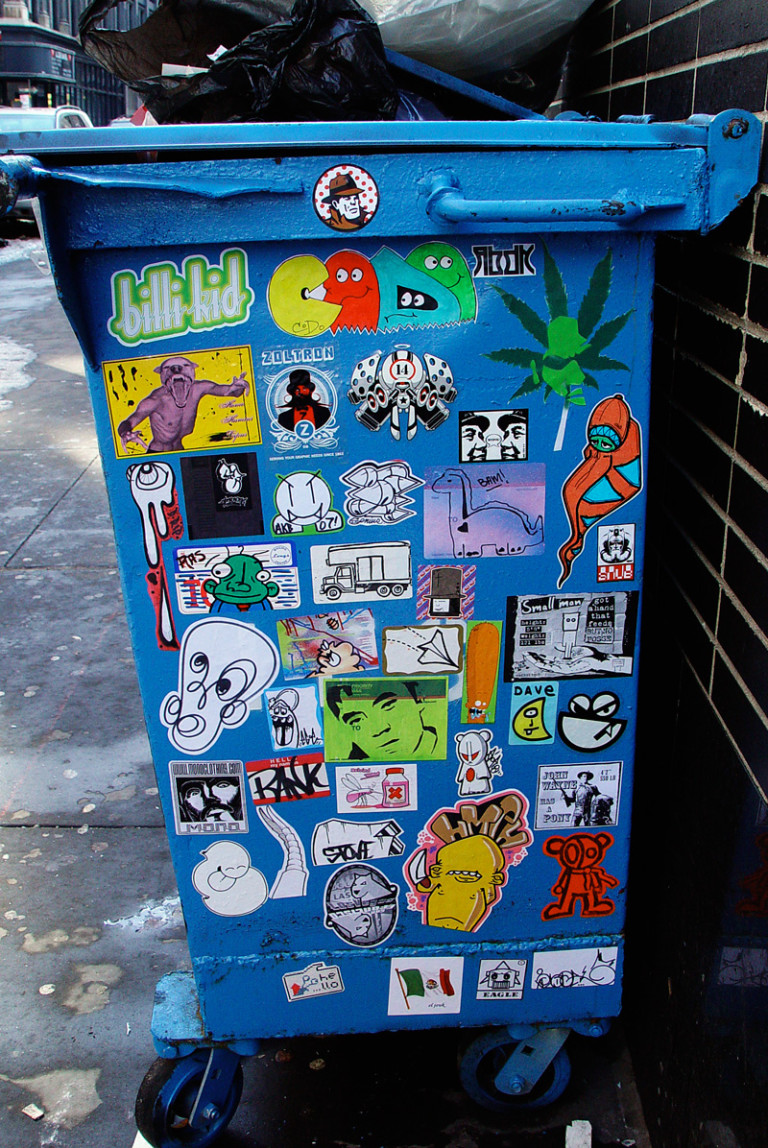 Outdoor Stickers - 10 Sticker Combos from the Streets of New York City ...