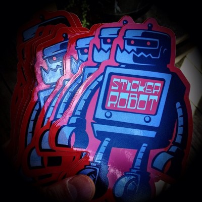 Get a Free Vinyl Sticker from Sticker Robot | Sticker Robot Custom Stickers