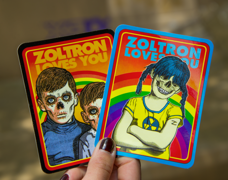 Custom Sticker Packs for Bay Area Artist, Zoltron | Sticker Robot ...