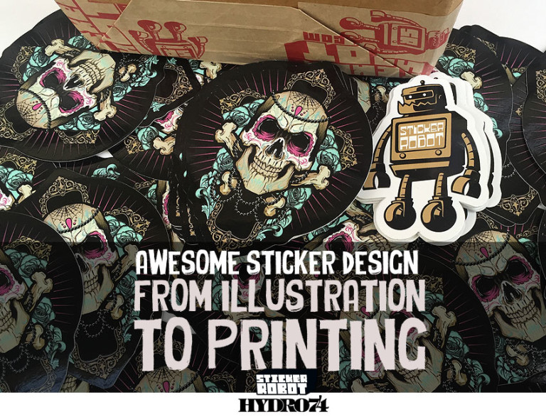 Awesome Sticker Design – From Illustration to Printing | Sticker Robot ...