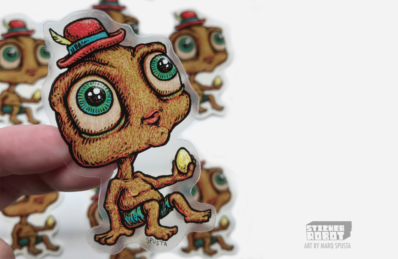 Clear Stickers (Silkscreen) | Sticker Robot Custom Stickers