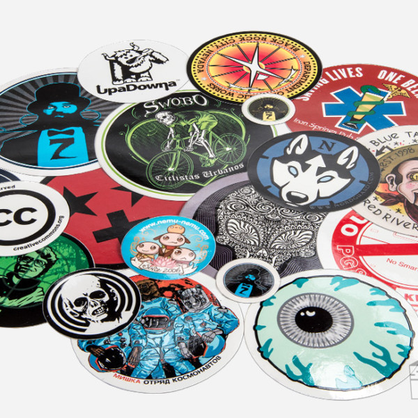 Round Stickers (Silkscreen) | Sticker Robot Custom Stickers