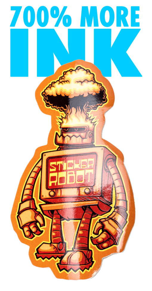 Silkscreen Vs Digital | Sticker Robot Custom Stickers