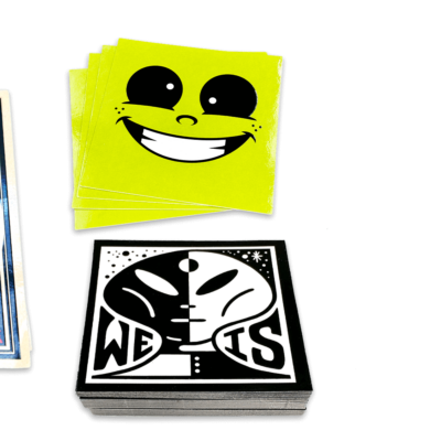 Silkscreen Stickers | Sticker Robot Custom Stickers