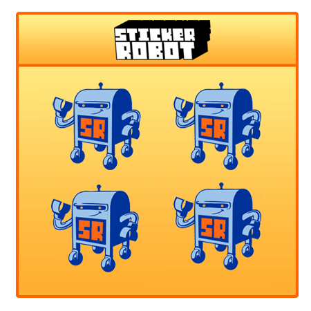 Silkscreen Stickers | Sticker Robot Custom Stickers
