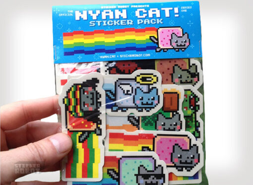 Nyan Cat Sticker Pack | Sticker Robot Custom Stickers