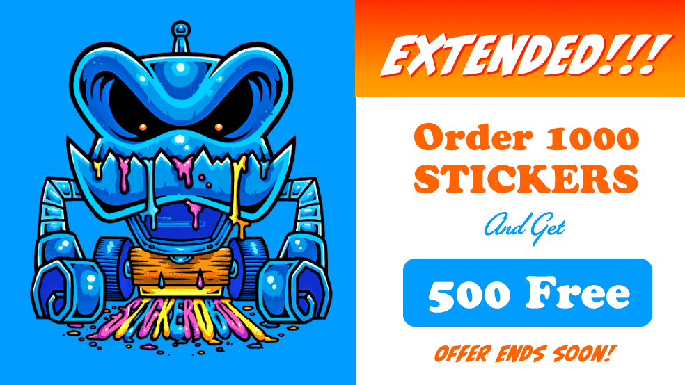 Sticker Robot Custom Stickers