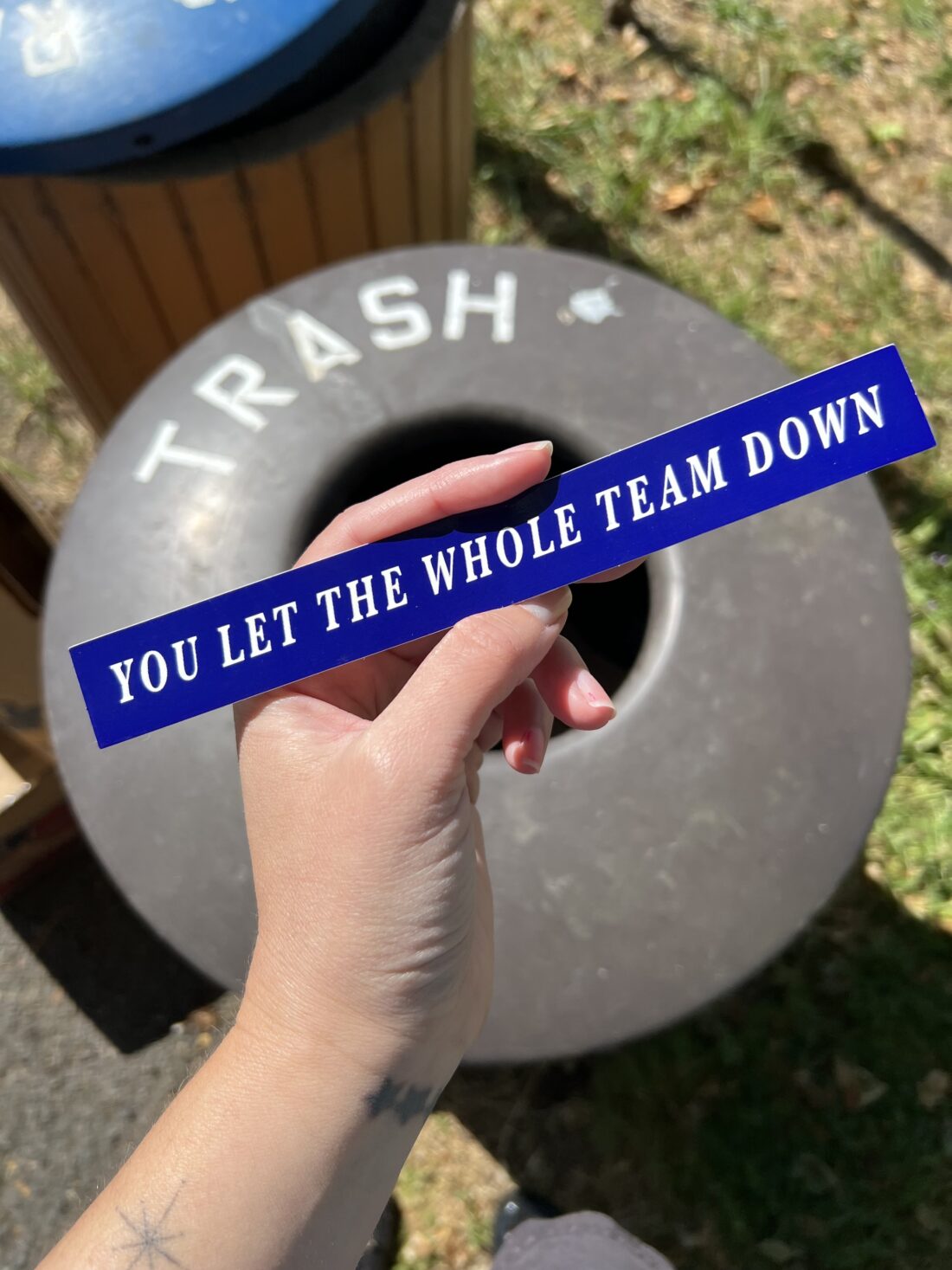 The Power of the Slightly Enigmatic Text-Only Bumper Sticker | Sticker ...