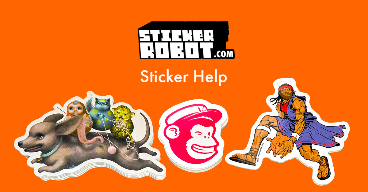 Help | Sticker Robot Custom Stickers