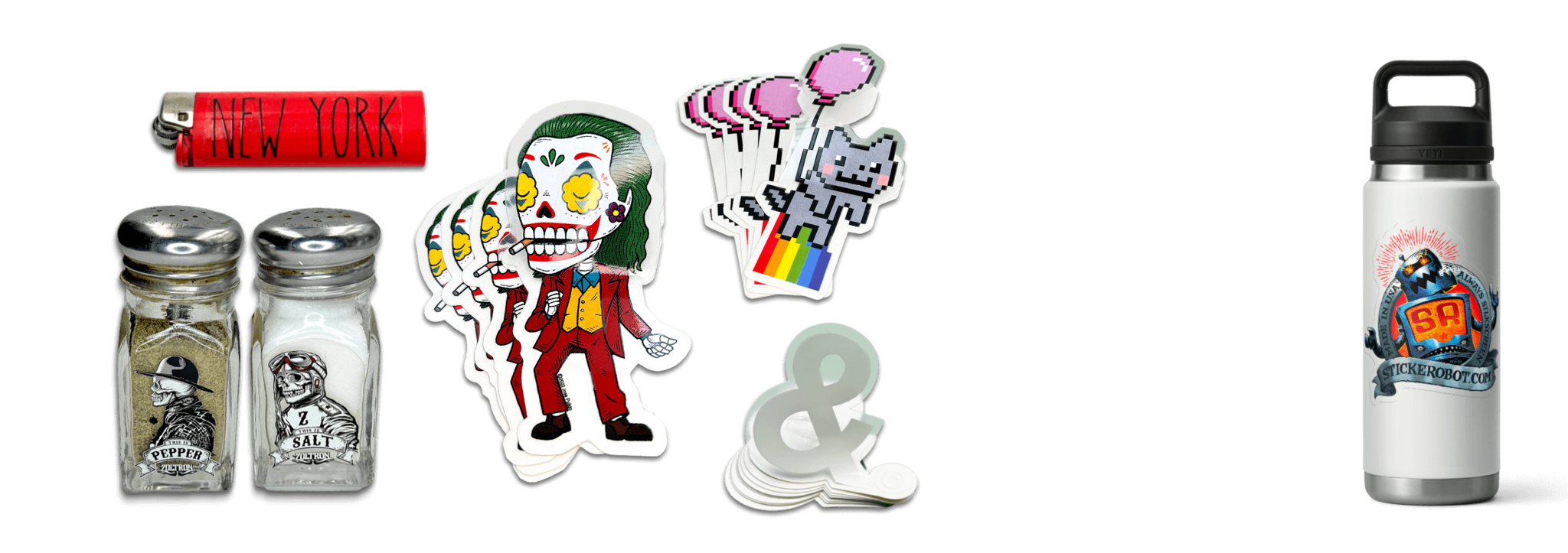 Clear Stickers (Digital) | Sticker Robot Custom Stickers