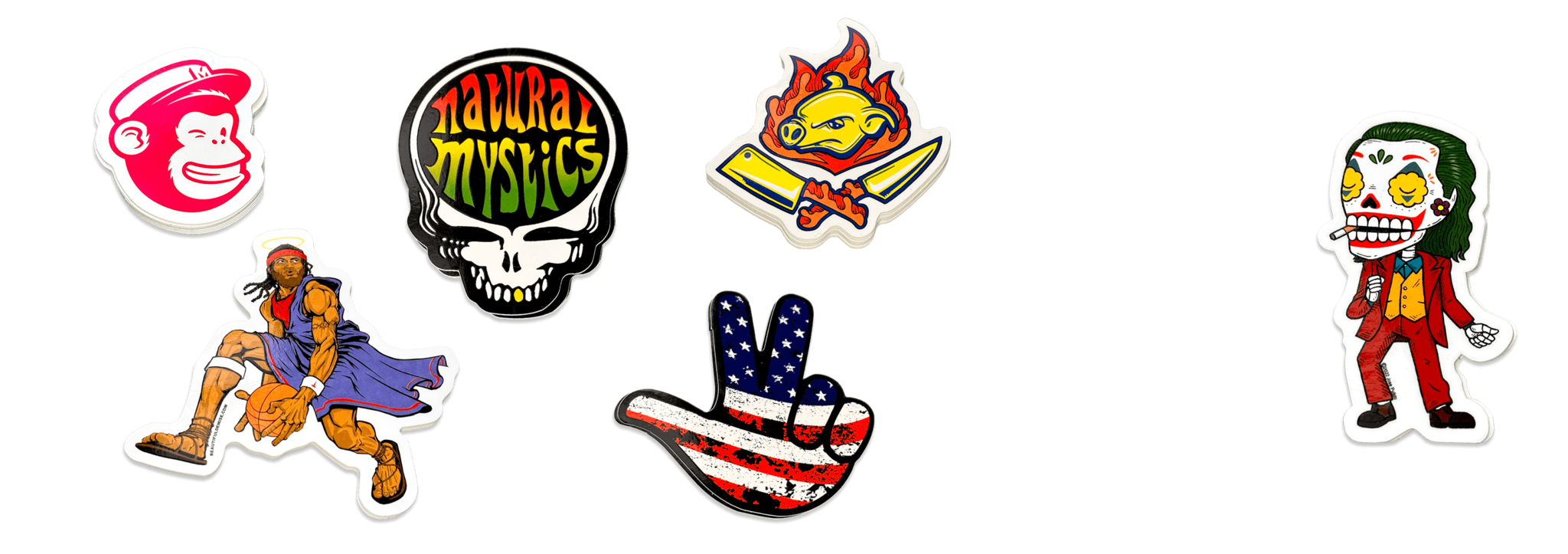 Die Cut Stickers (Digital) | Sticker Robot Custom Stickers