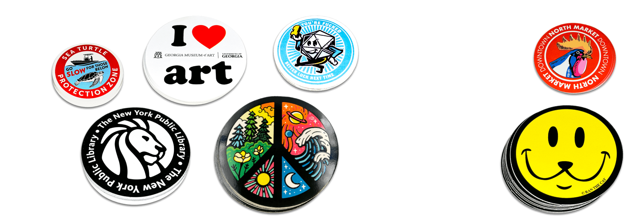 Round Stickers (Digital) | Sticker Robot Custom Stickers