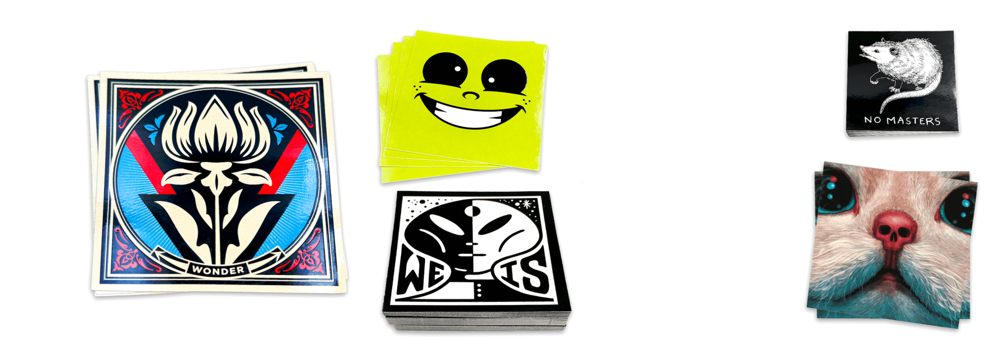 Square Stickers (Digital) | Sticker Robot Custom Stickers