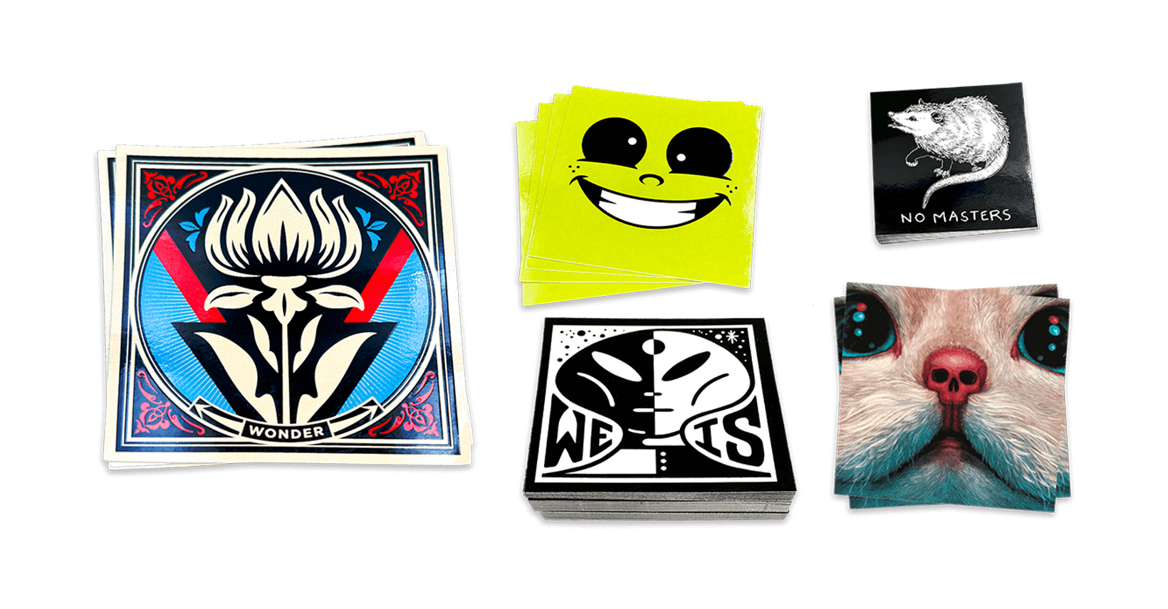 Square Stickers (Digital) | Sticker Robot Custom Stickers