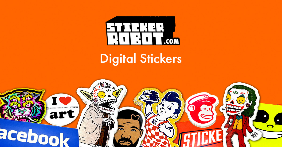 Digital Stickers | Sticker Robot Custom Stickers